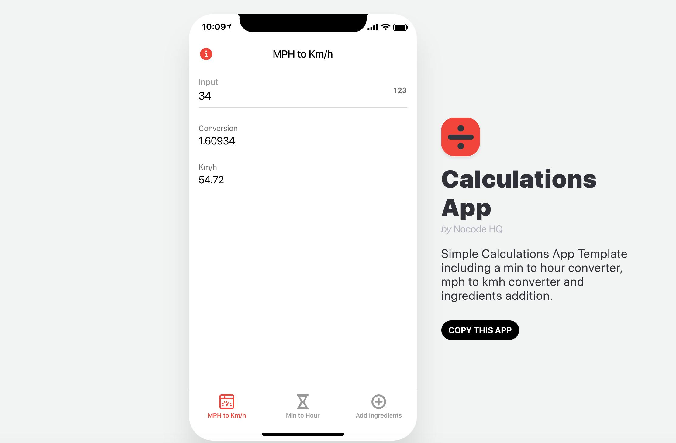 Calculations App