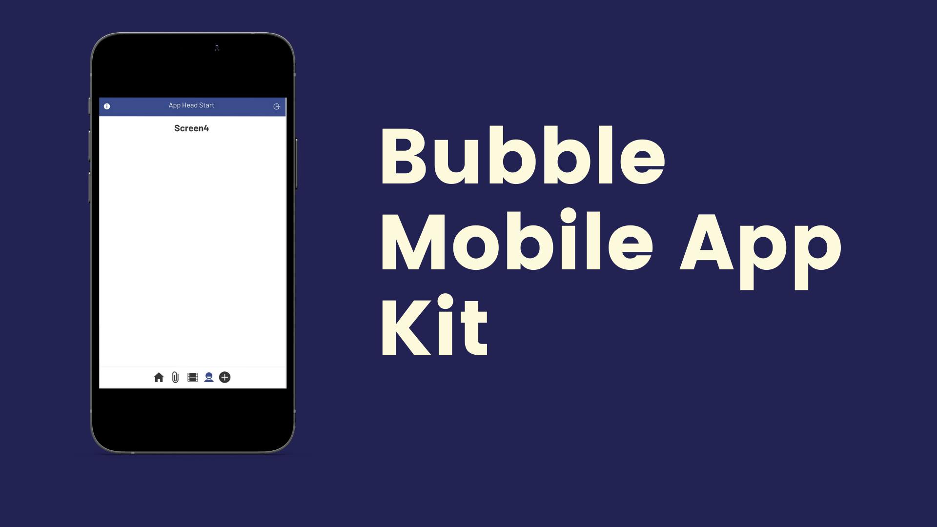 Bubble Mobile App Starter Kit