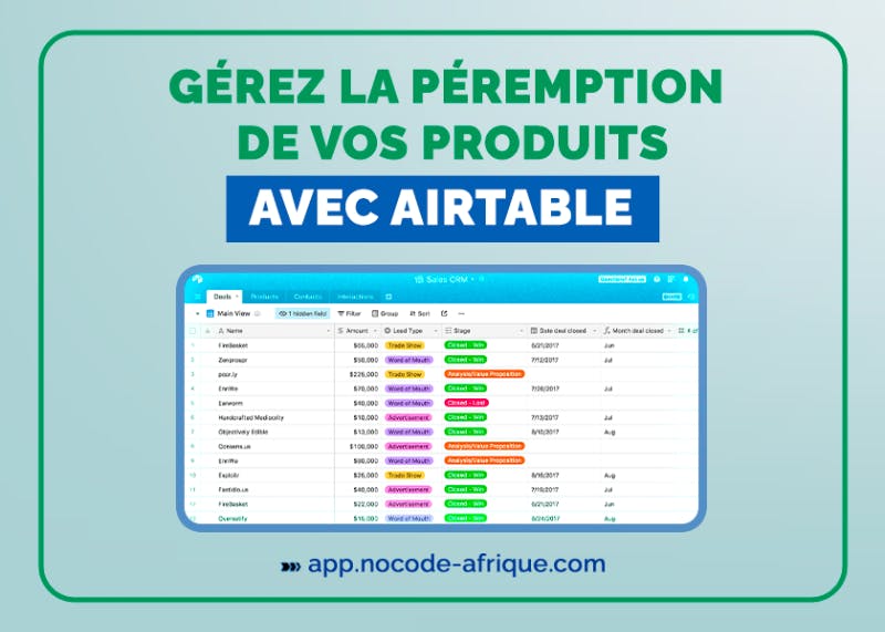 Cours | Nocode Afrique