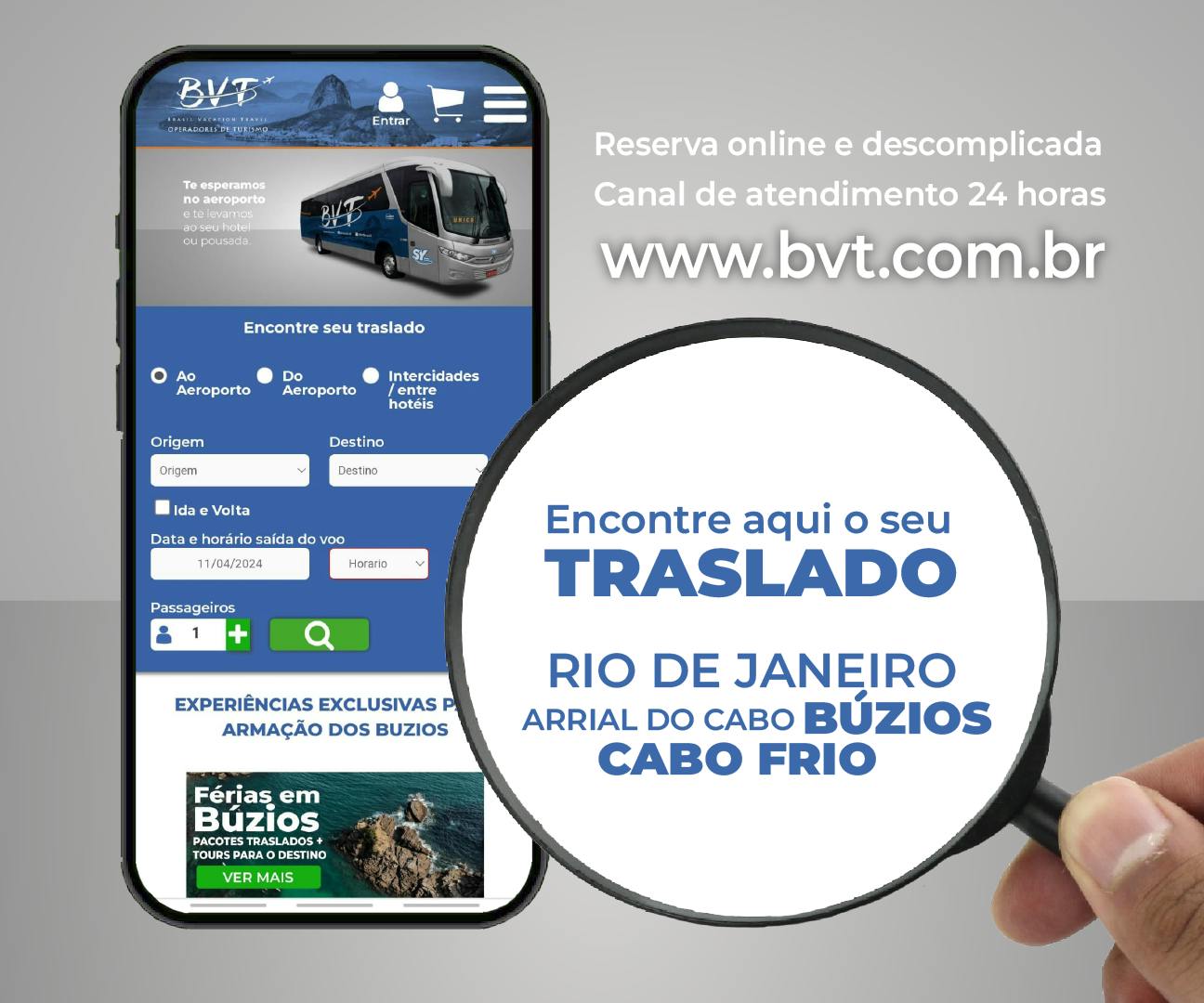 BVT de viagens Rio de Janeiro