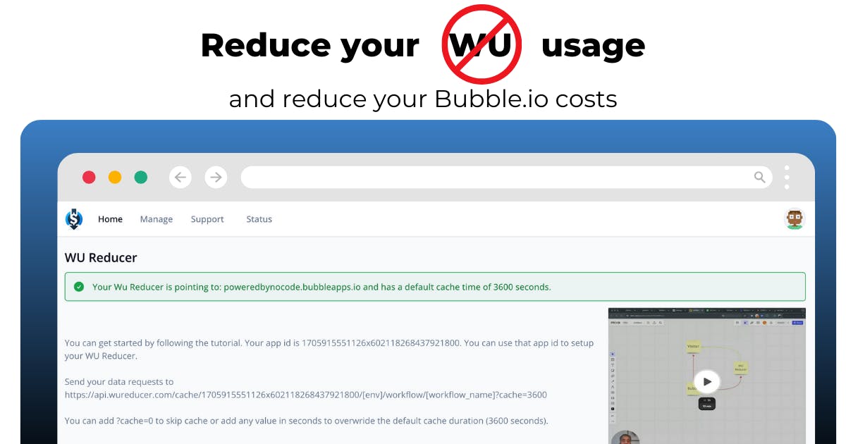 WUreducer - Reduce your Workload Units - Showcase - Bubble Forum