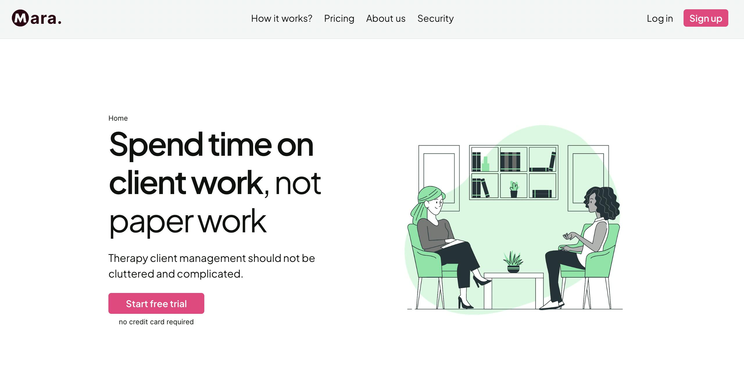 Mara Therapy App | Login