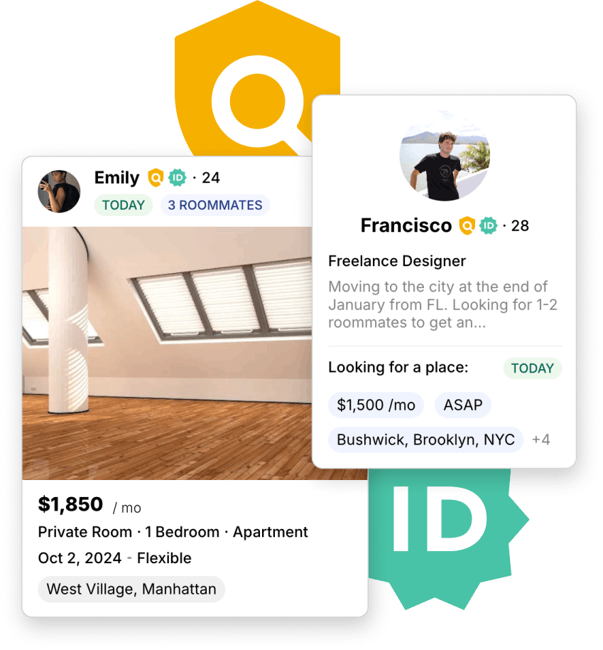 Rent Rooms and Find Roommates with Roomi App