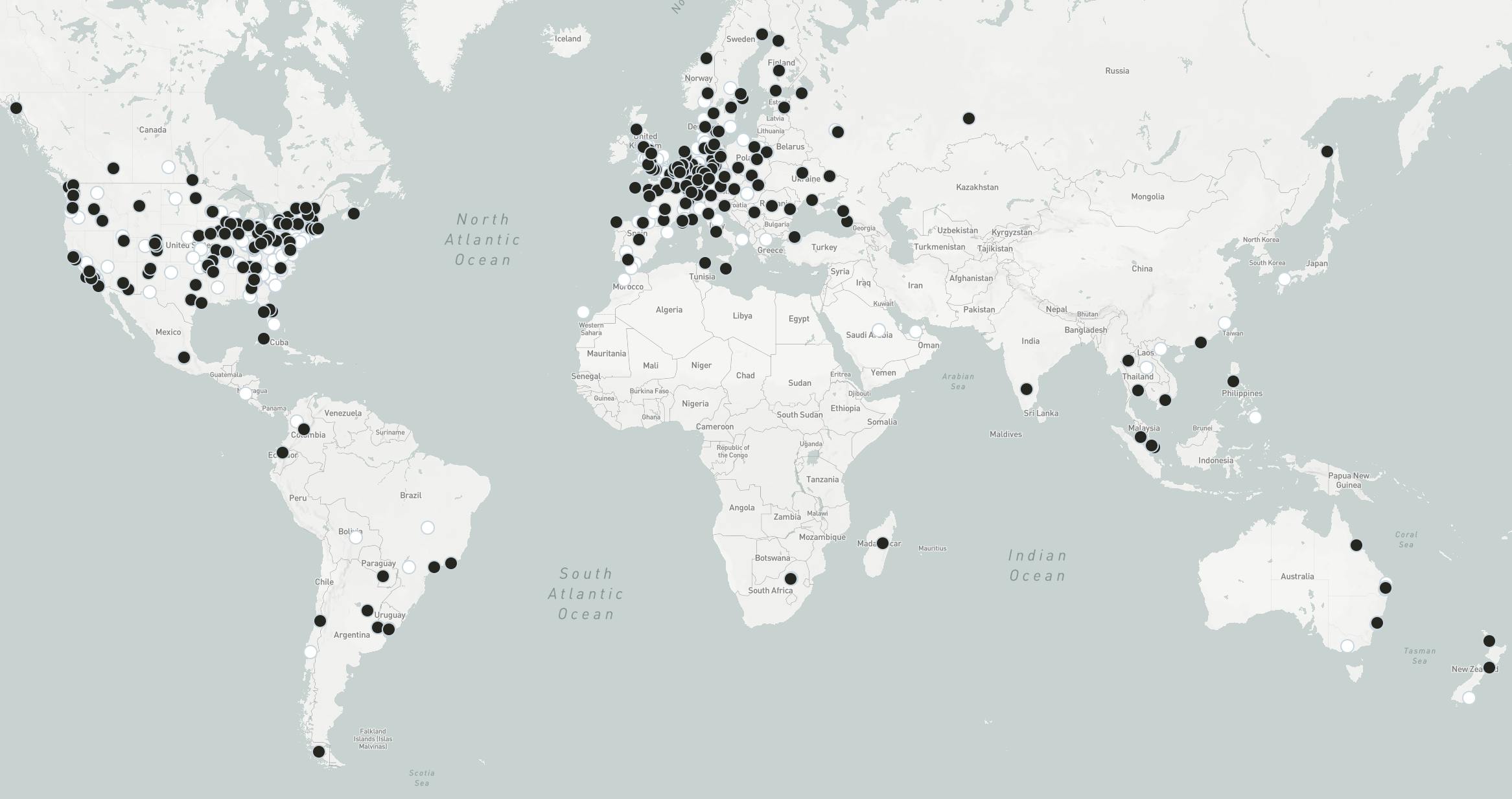 Map | Where To Play Go | BadukClub