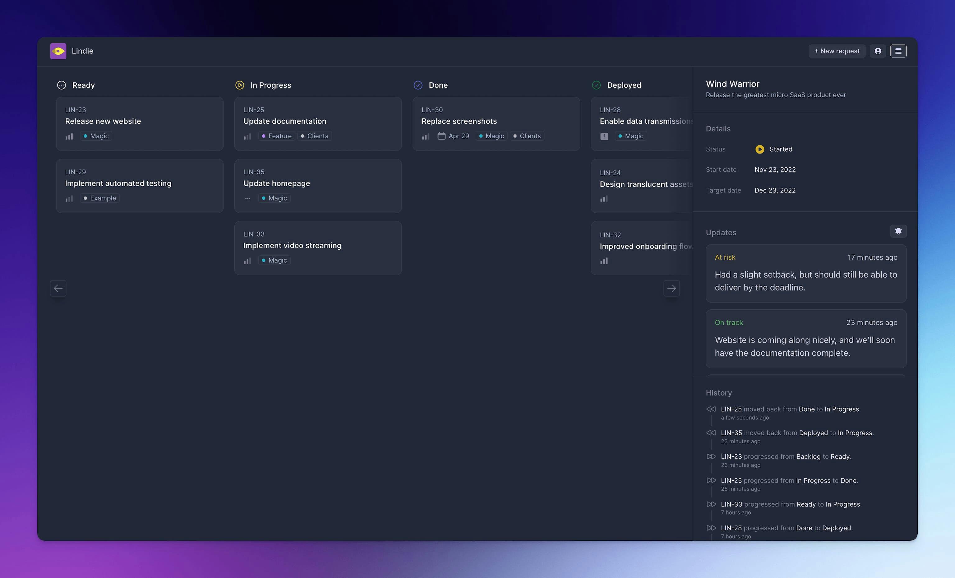 Lindie | Linear's Collaboration Companion