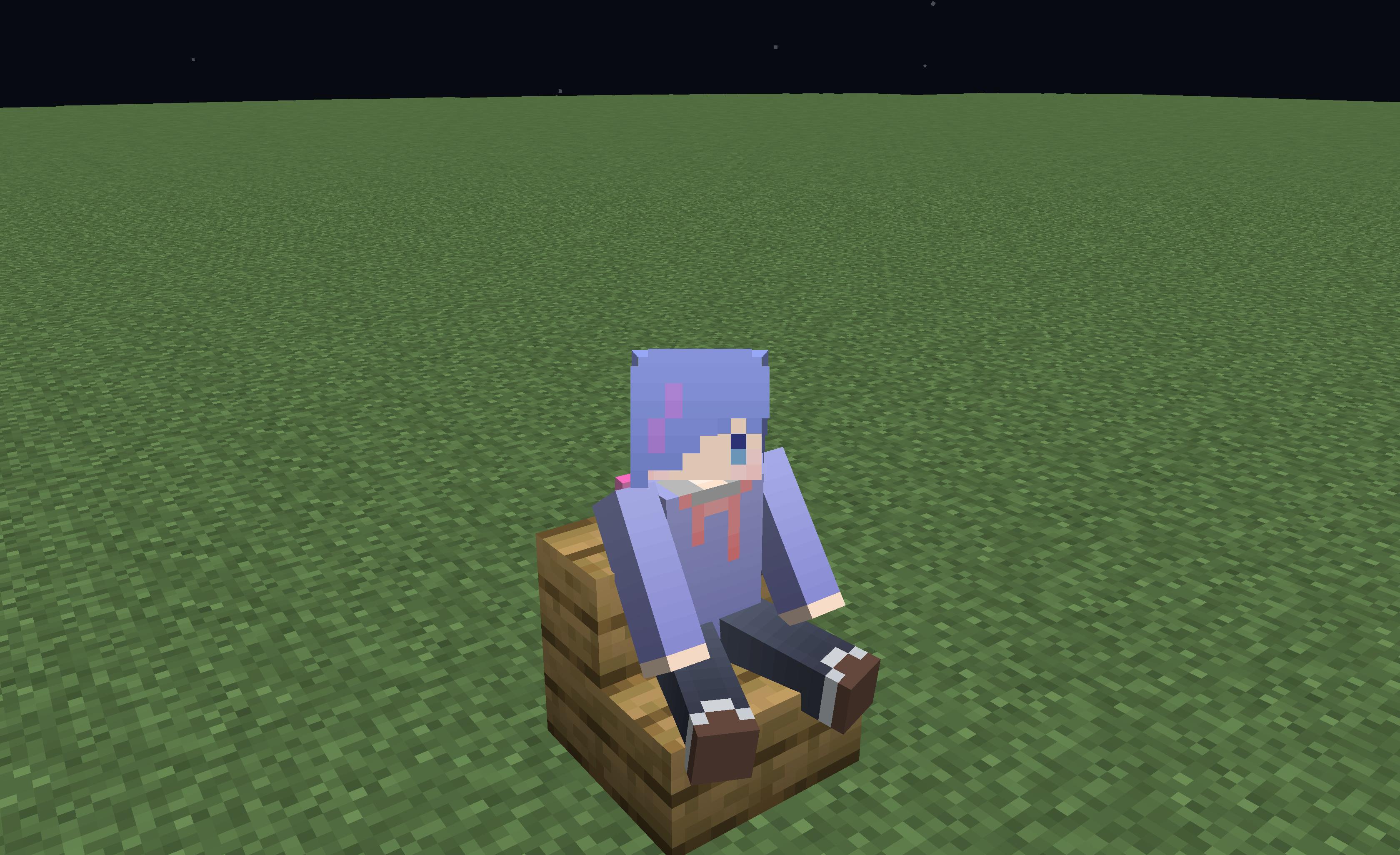 どこでも座れる「SimpleSit」｜MineAdd - マイクラの配布／共有サイト