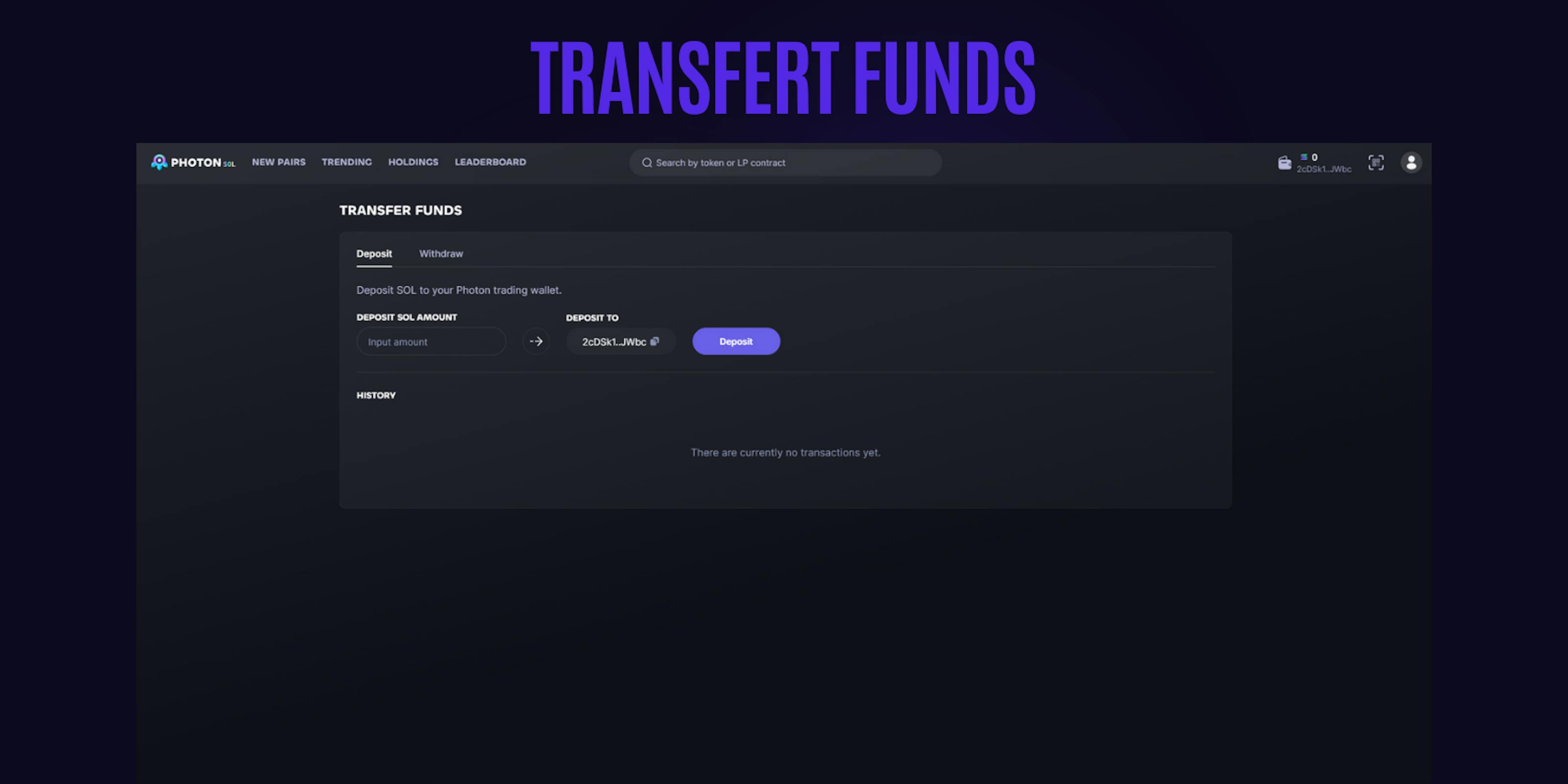 Photon SOL: Solana Trading Bot