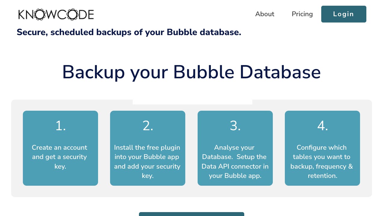 PlanB Bubble Backups
