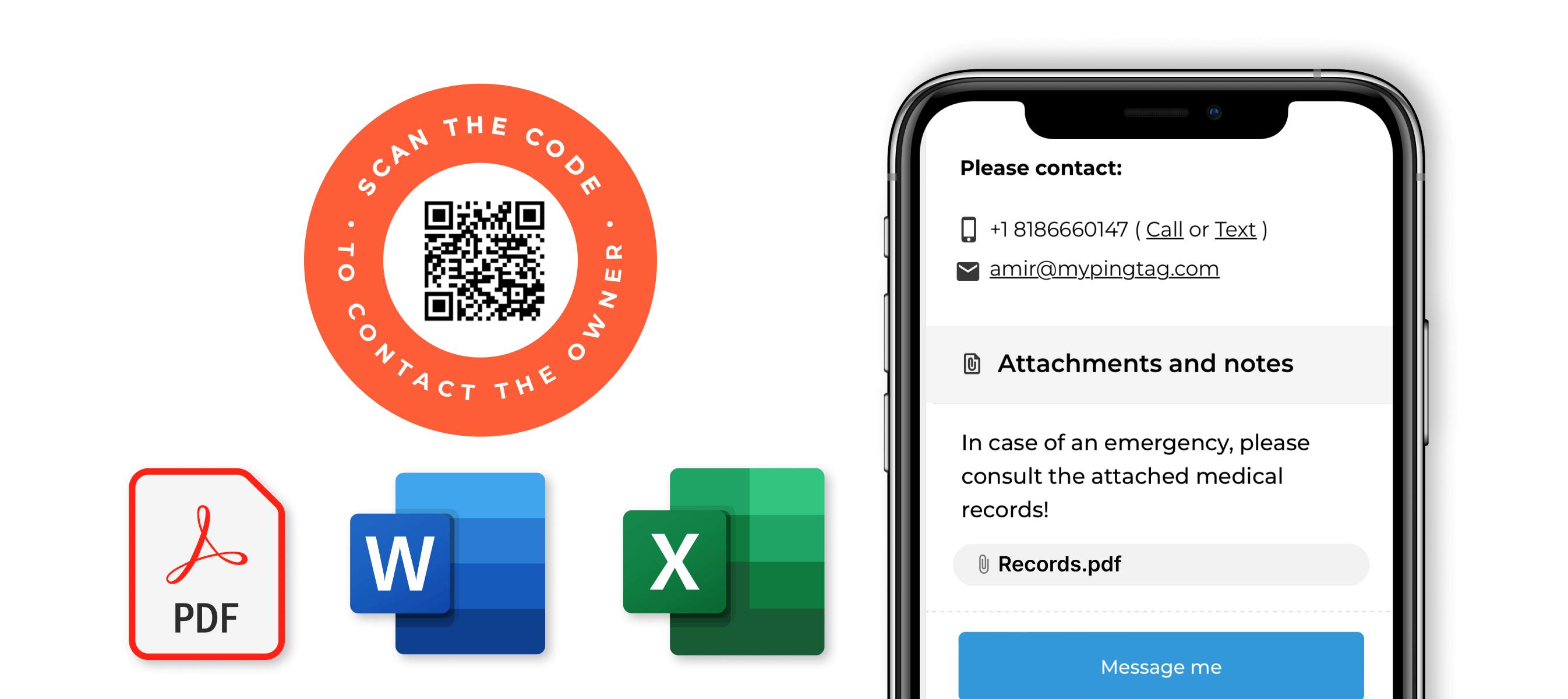 ScanKeep | PingTag QR Code Attachments: Add Documents and Files to ...