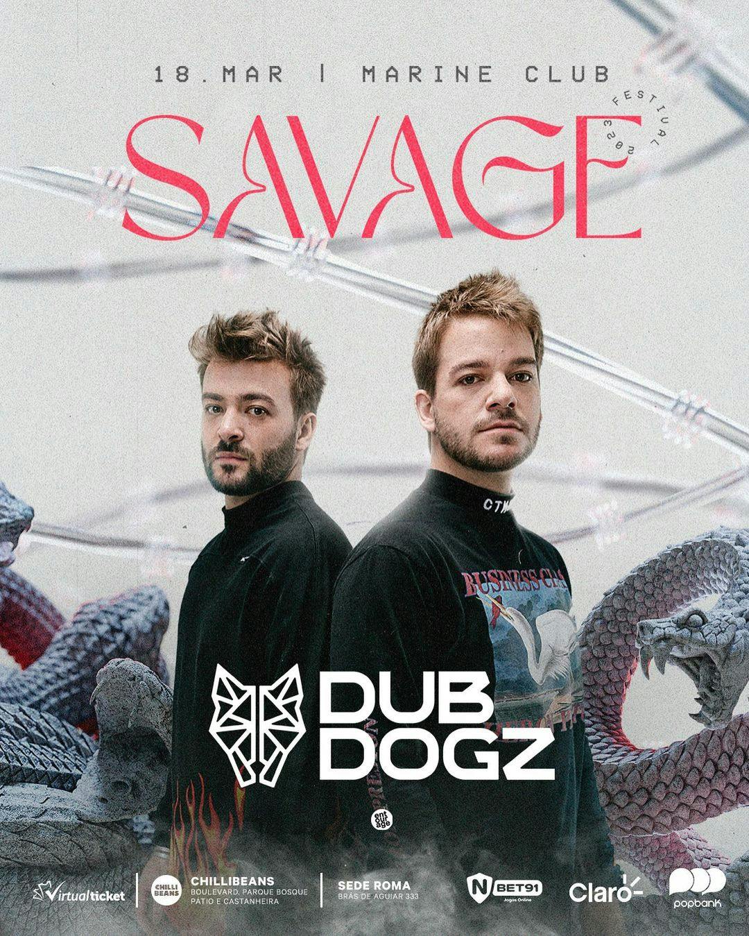 Palco Belém | Eventos | Savage Festival 2023 Belém com Dub Dogz, Gabe e ...