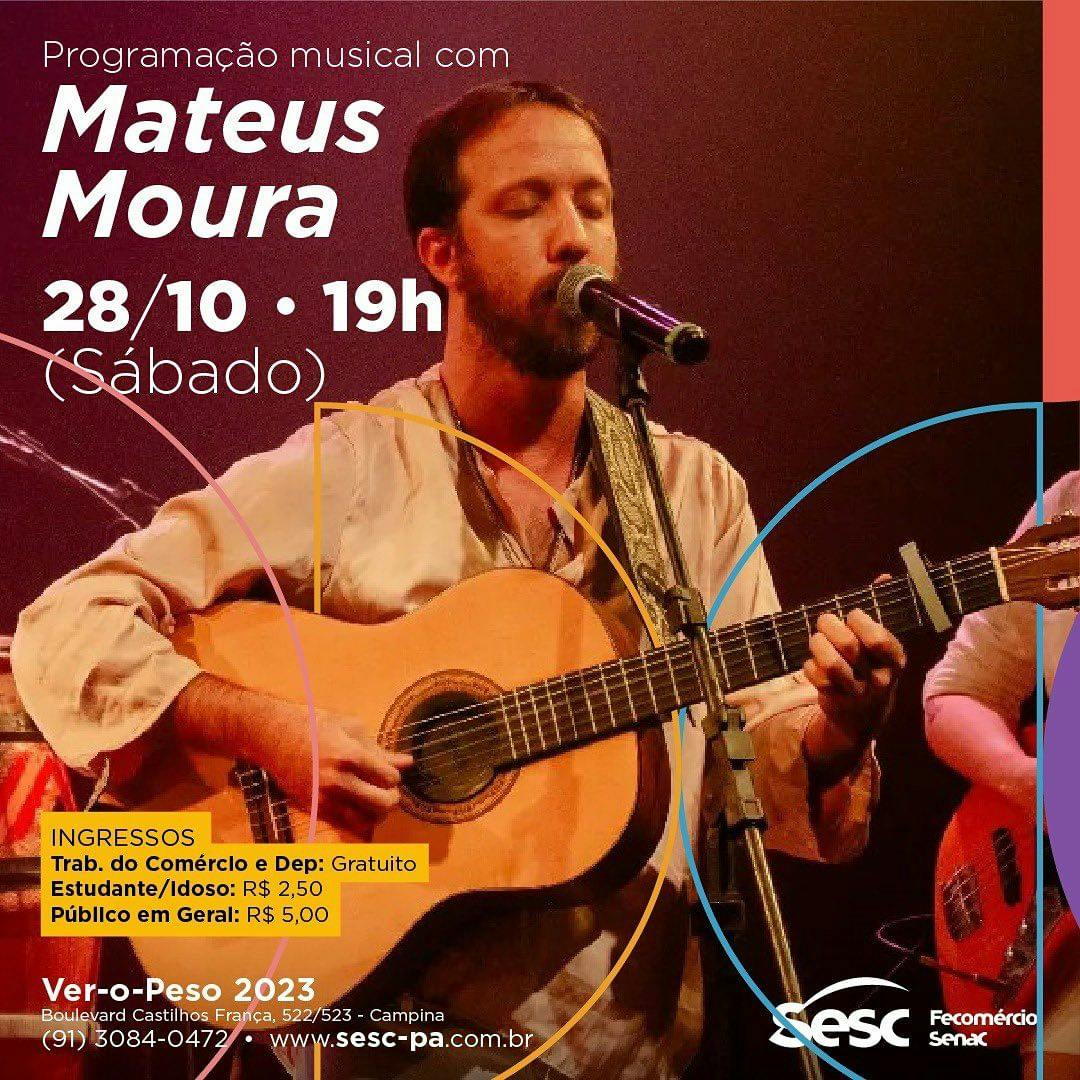 Palco Belém | Eventos | Show "Aqui Agora" de Mateus Moura