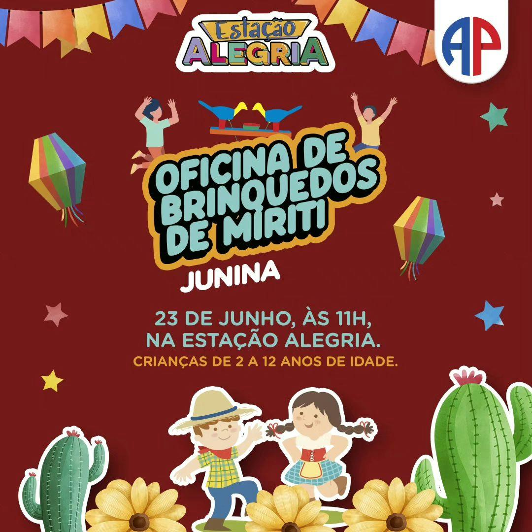 Palco Belém | Eventos | Oficina de Brinquedos de Miriti com o tema “São João"