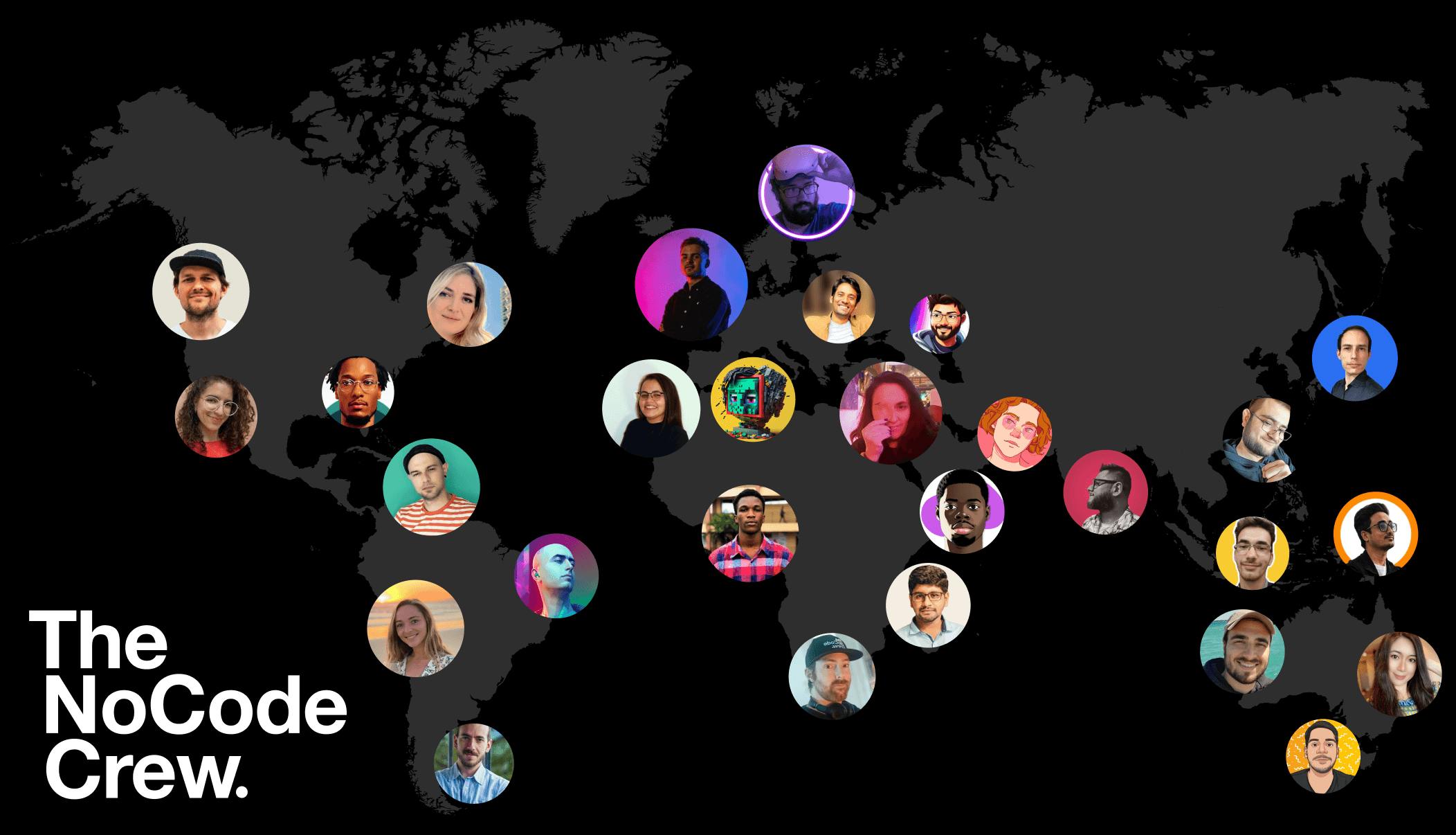 The NoCode Crew | World Map