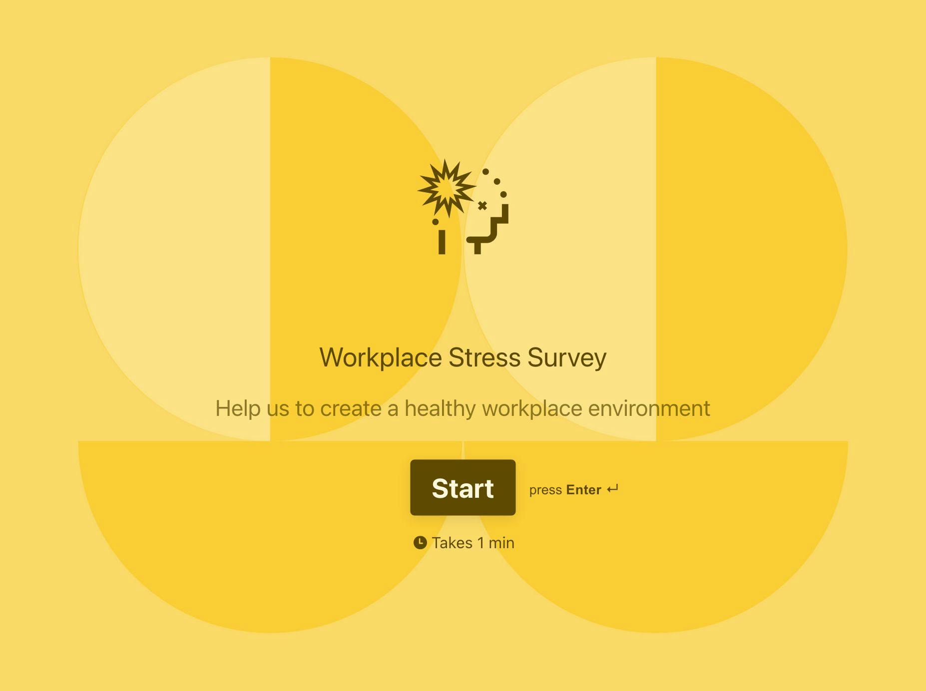 Workplace Stress Survey - Typeform Template