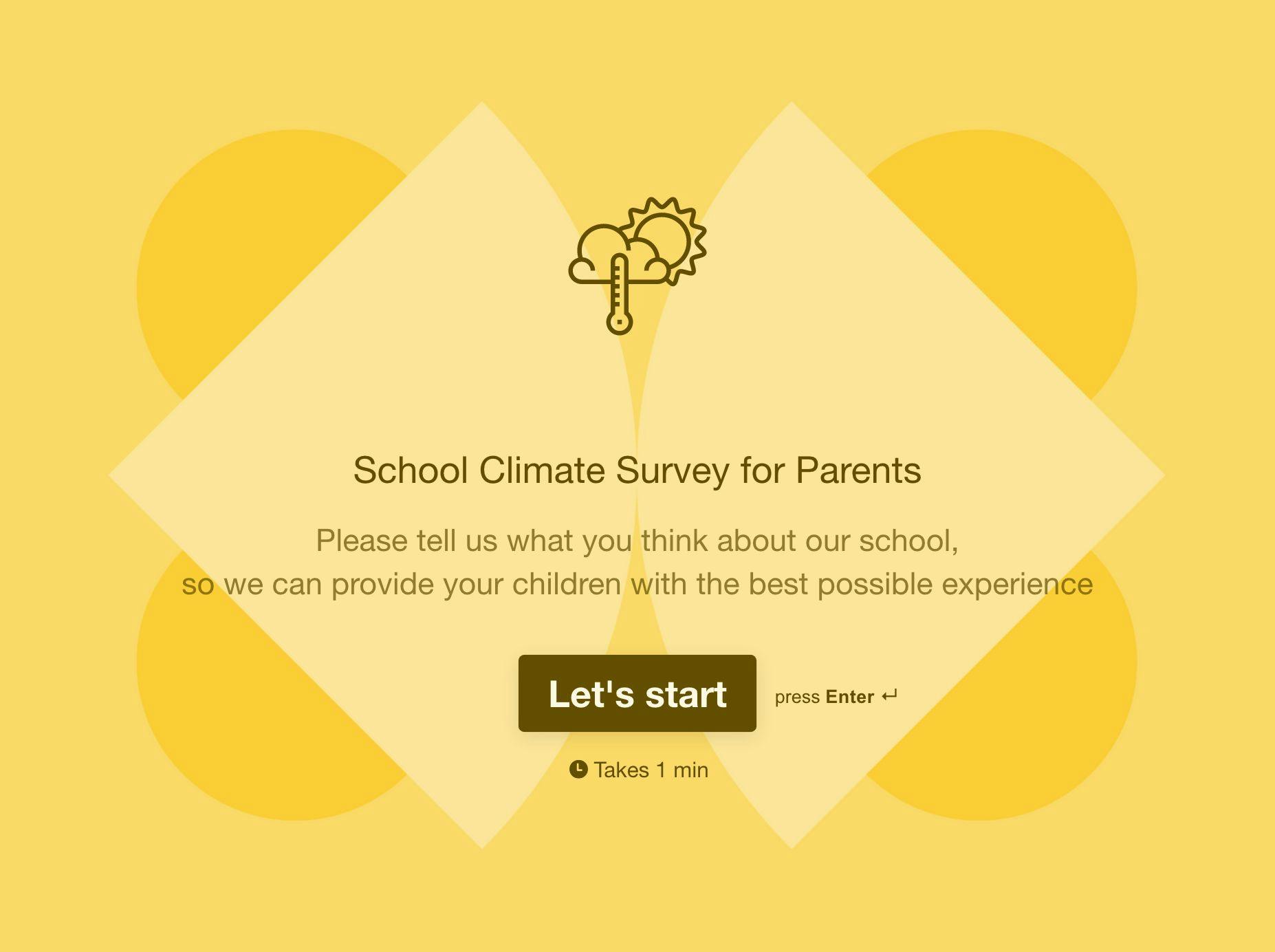School Climate Survey - Typeform Template