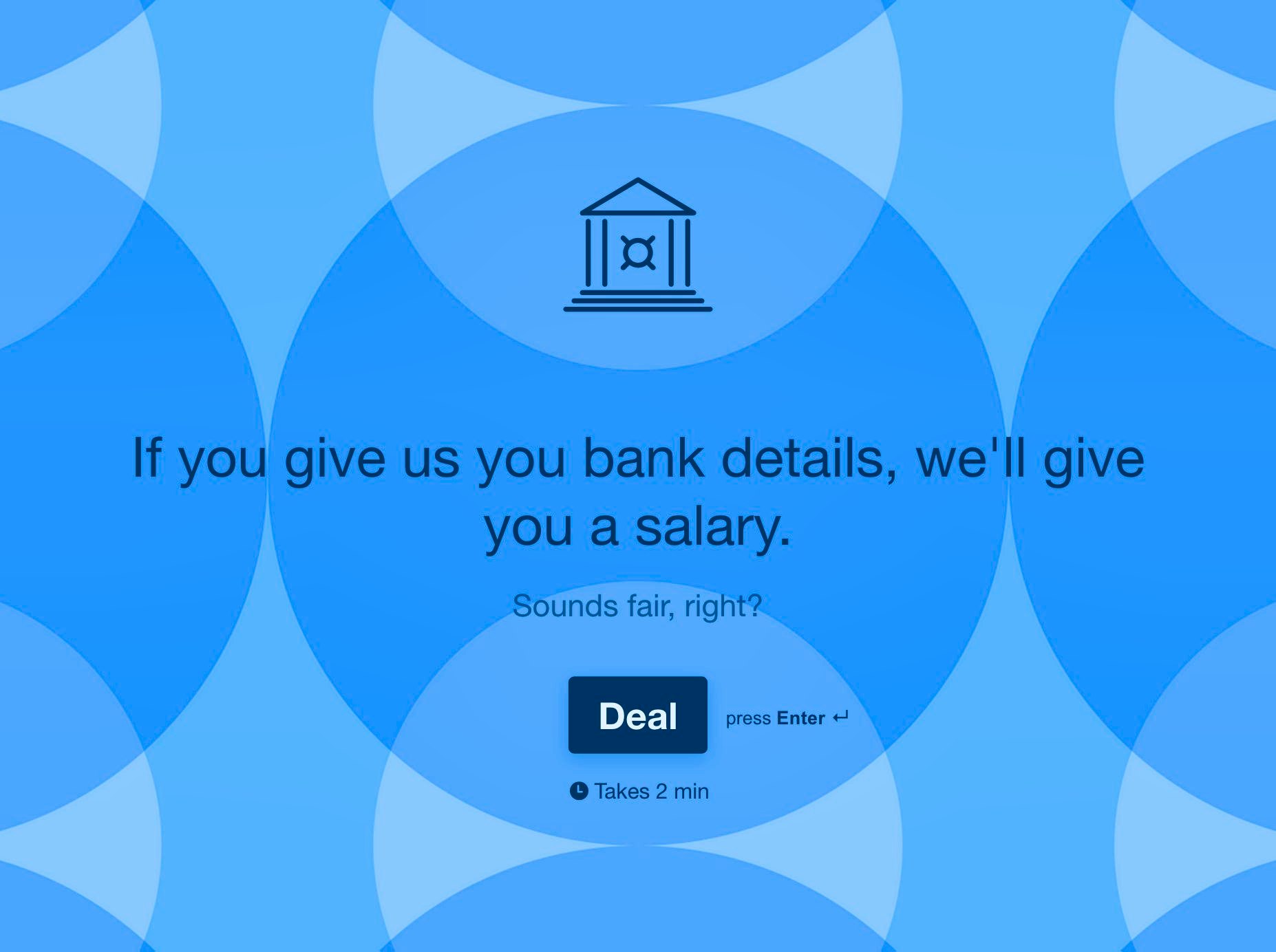 Employee Bank Details Form - Typeform Template Employee Bank Details Form - Typeform Template