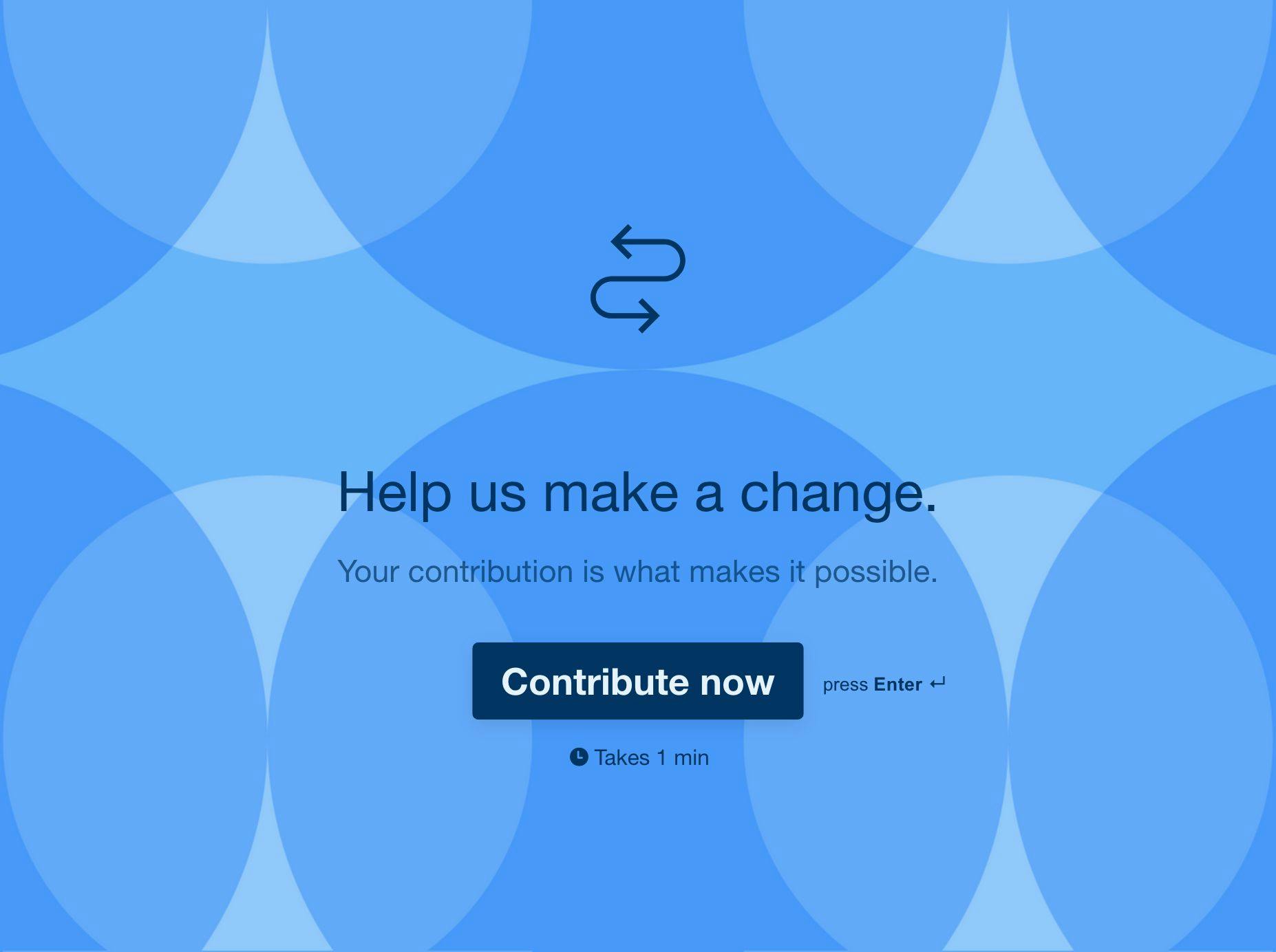 Contribution Form - Typeform Template