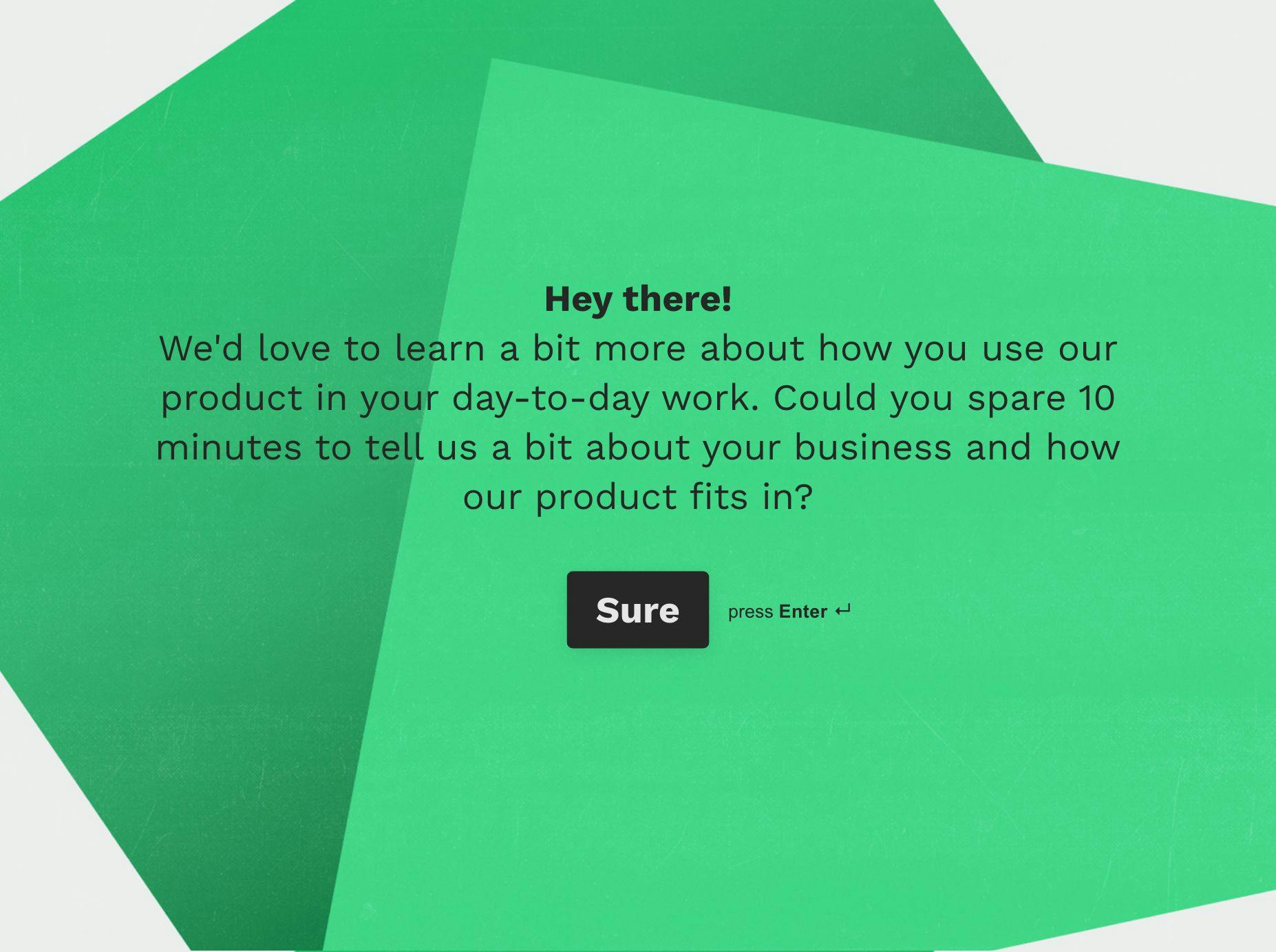 Customer Success Story Questionnaire - Typeform Template