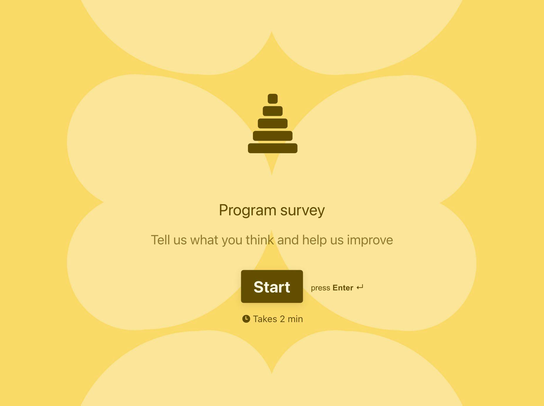 Program Satisfaction Survey - Typeform Template