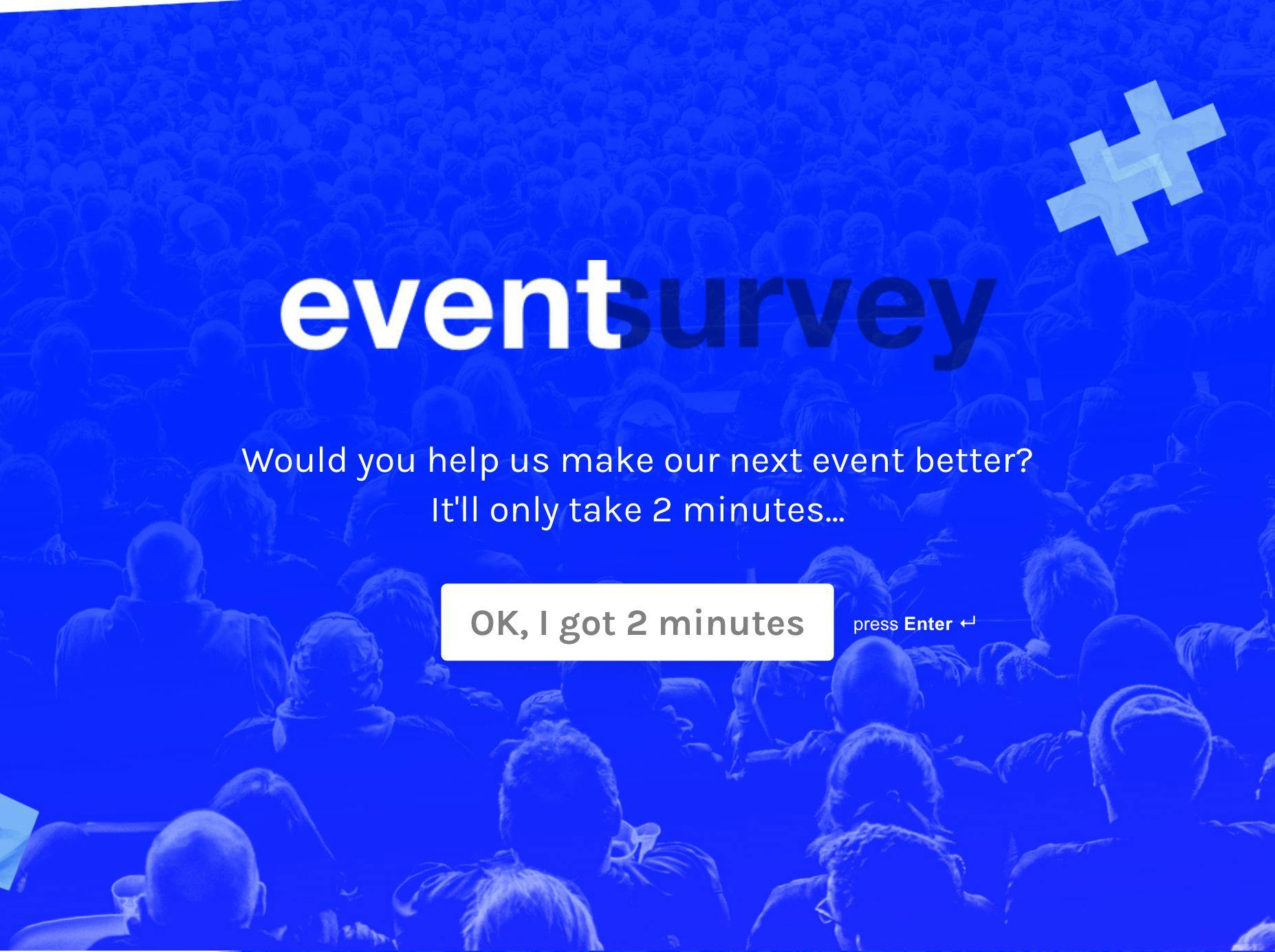 Post Event Feedback Survey - Typeform Template