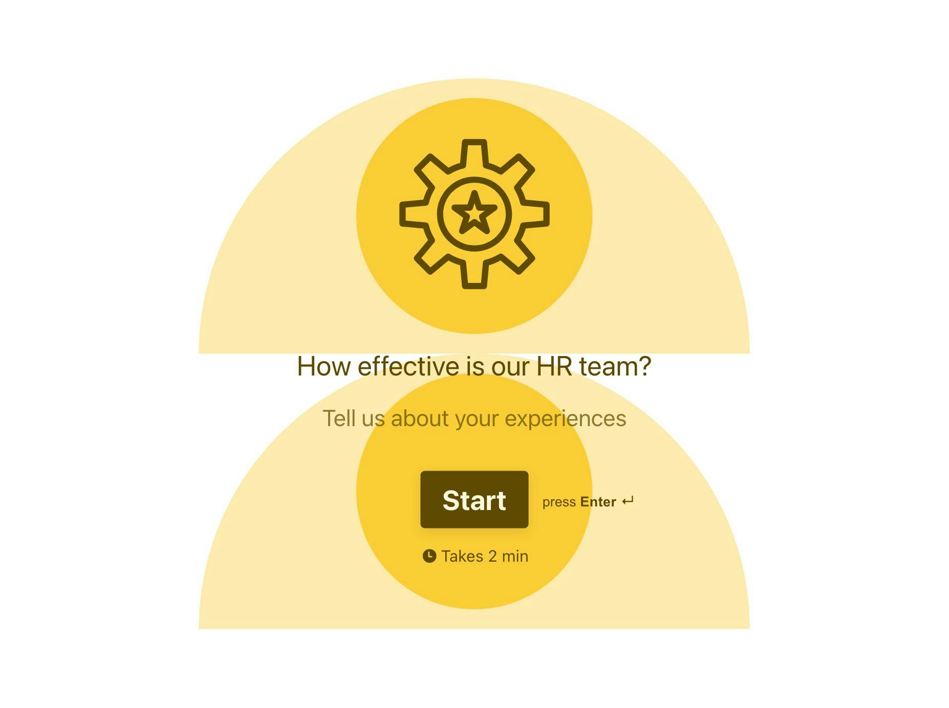HR Effectiveness Survey - Typeform Template