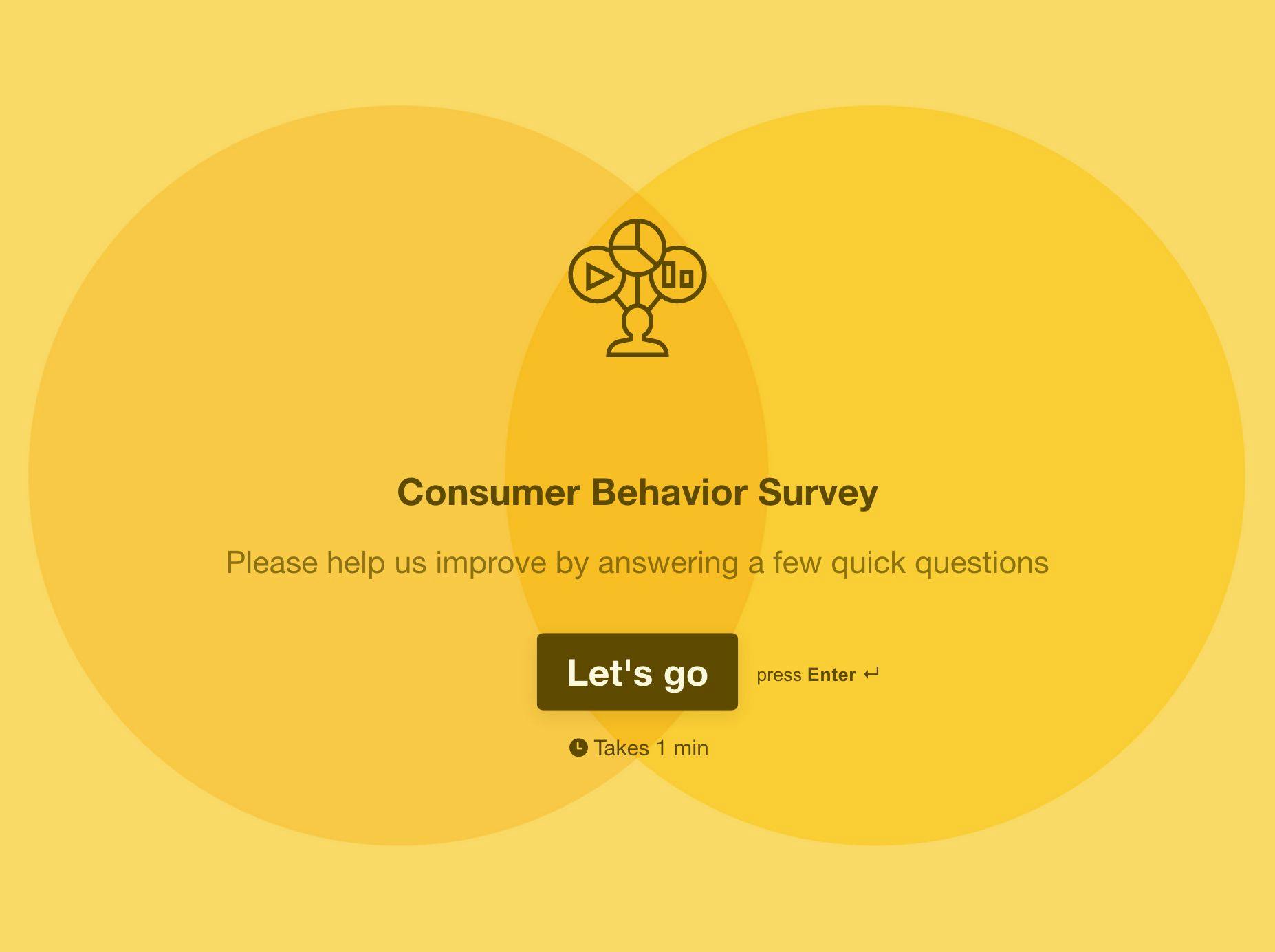 Consumer Behavior Survey Typeform Template