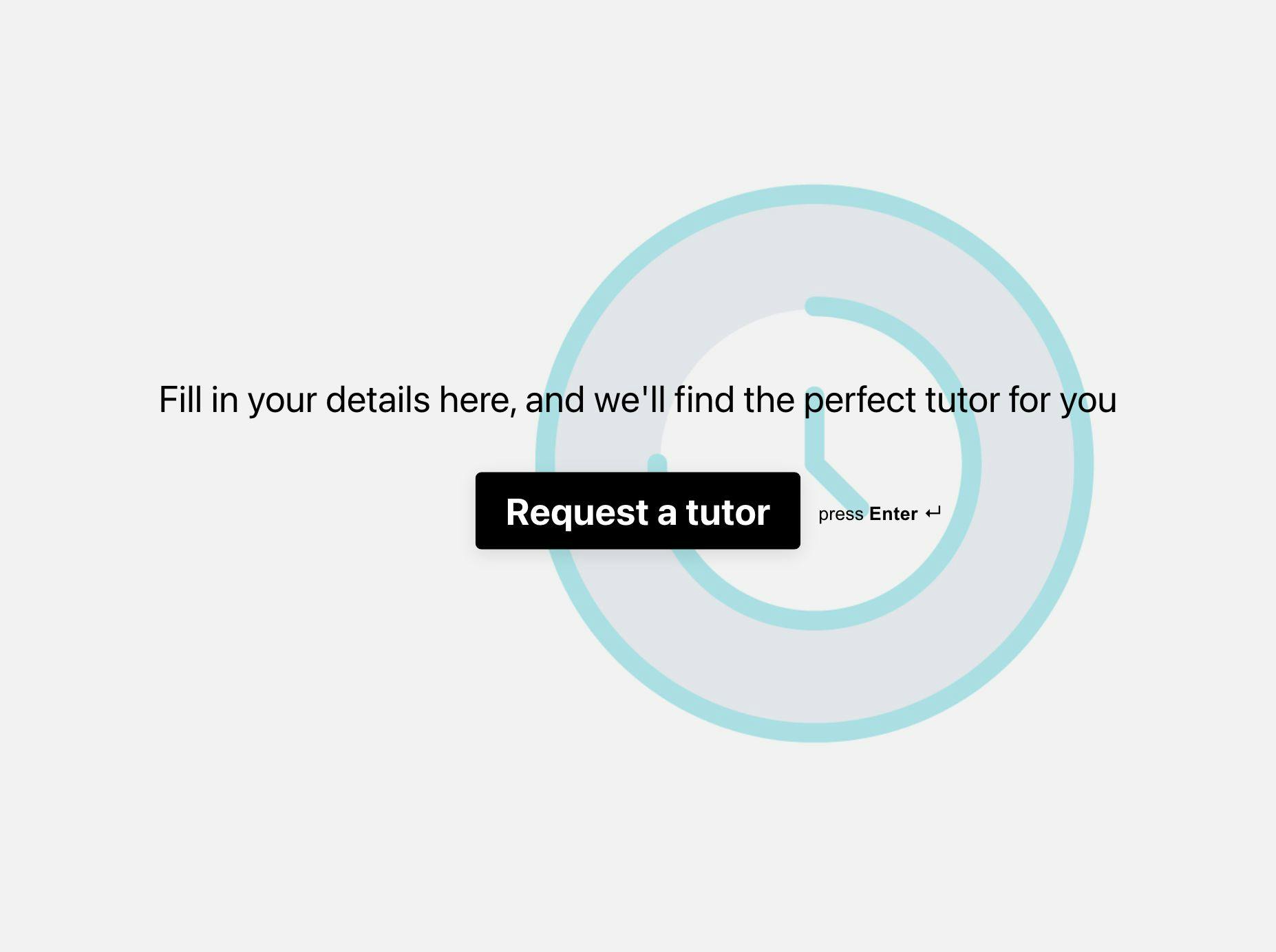 Tutor Request Form - Typeform Template