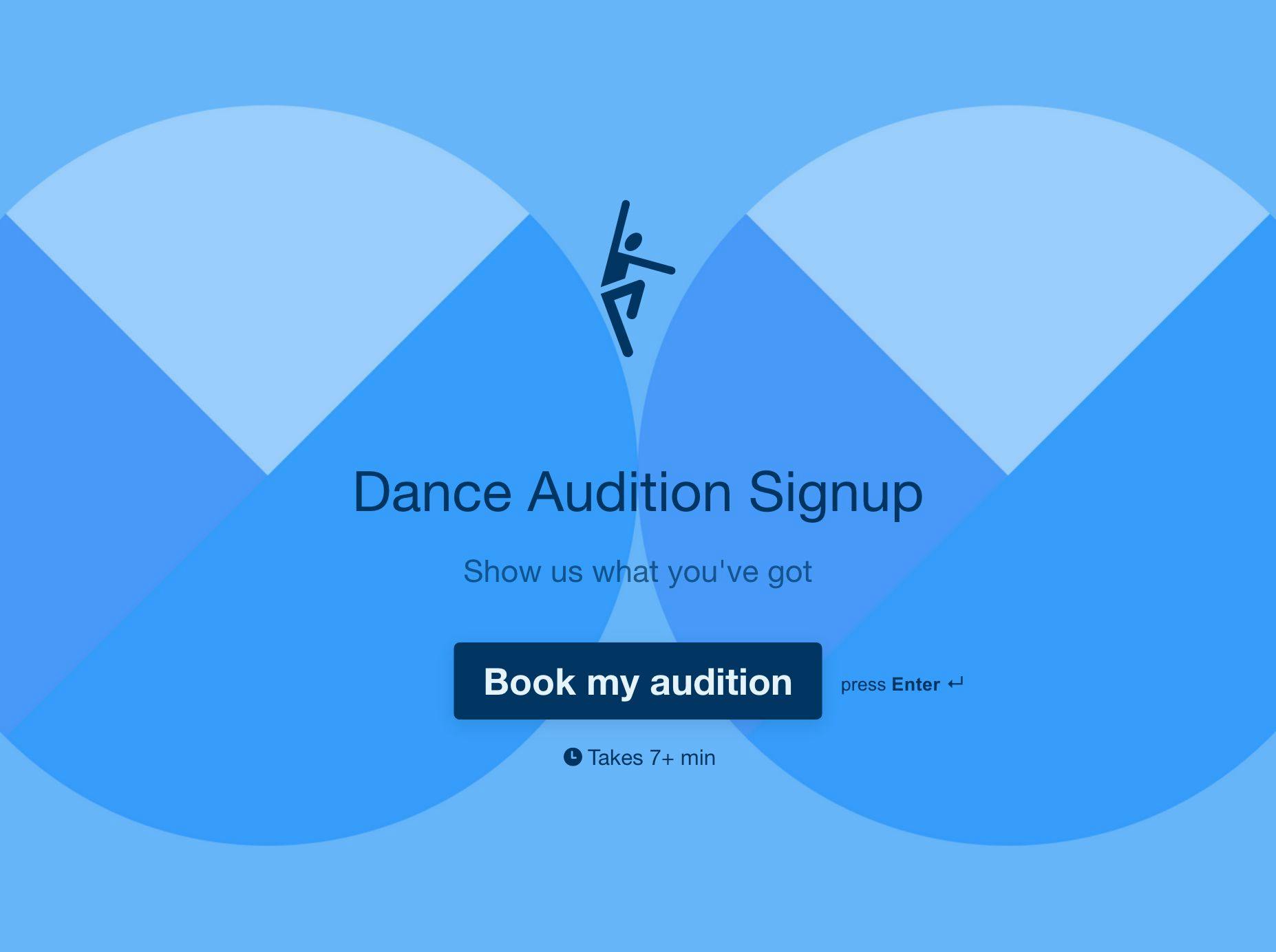 Dance Audition Form - Typeform Template