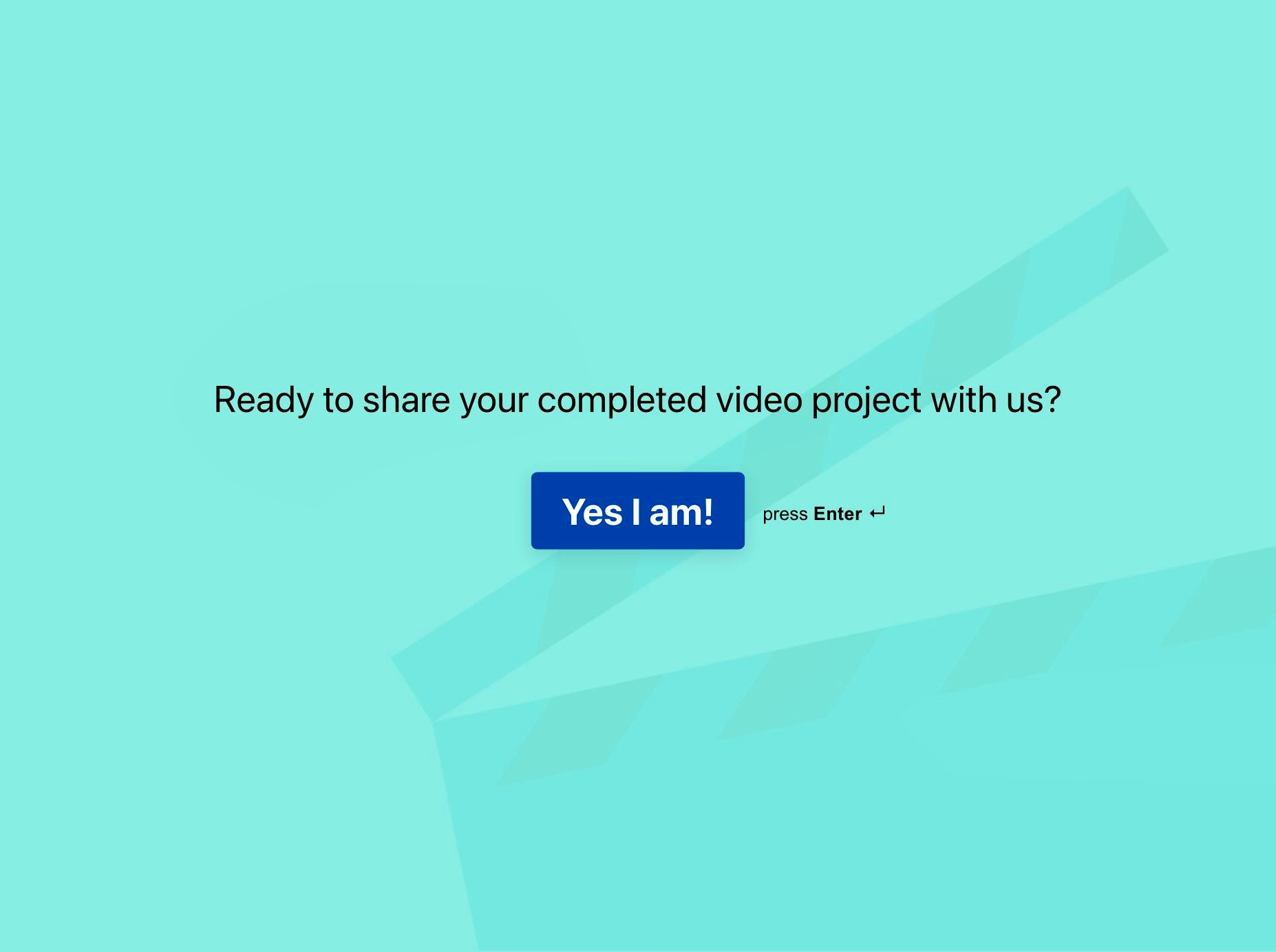 Video Upload Form - Typeform Template Video Upload Form - Typeform Template
