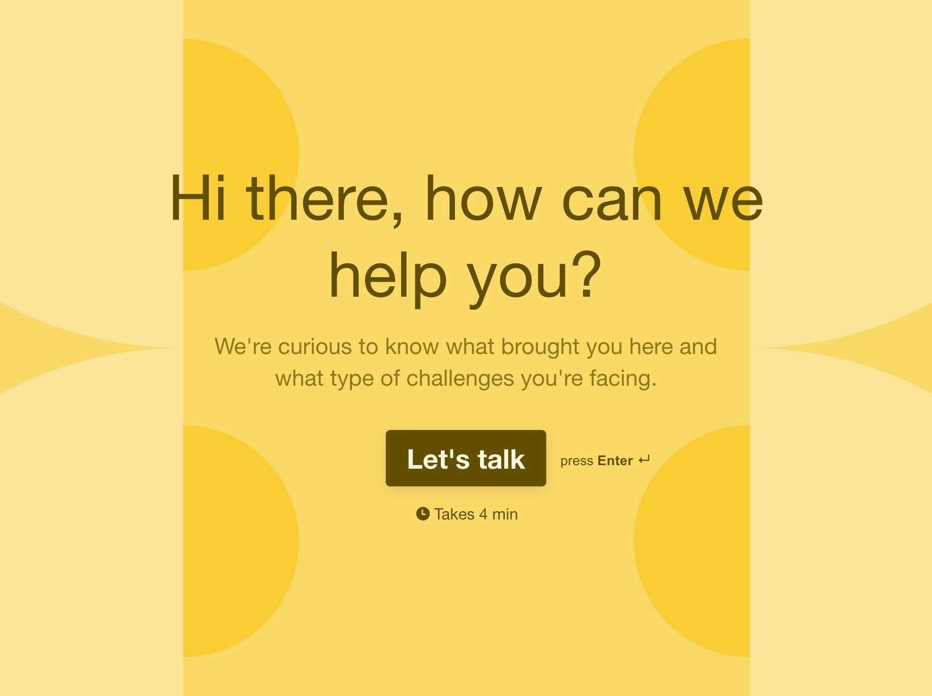 Pre-sales Questionnaire - Typeform Template