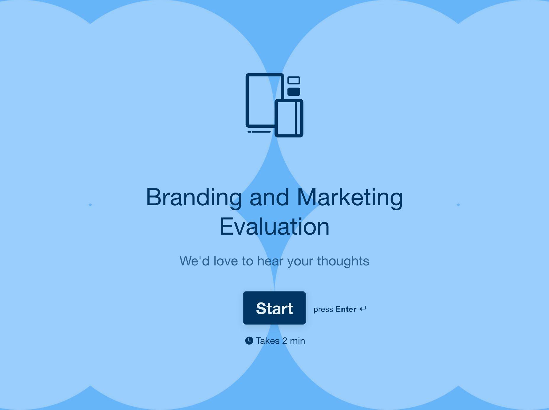 Business Evaluation Form Typeform Template