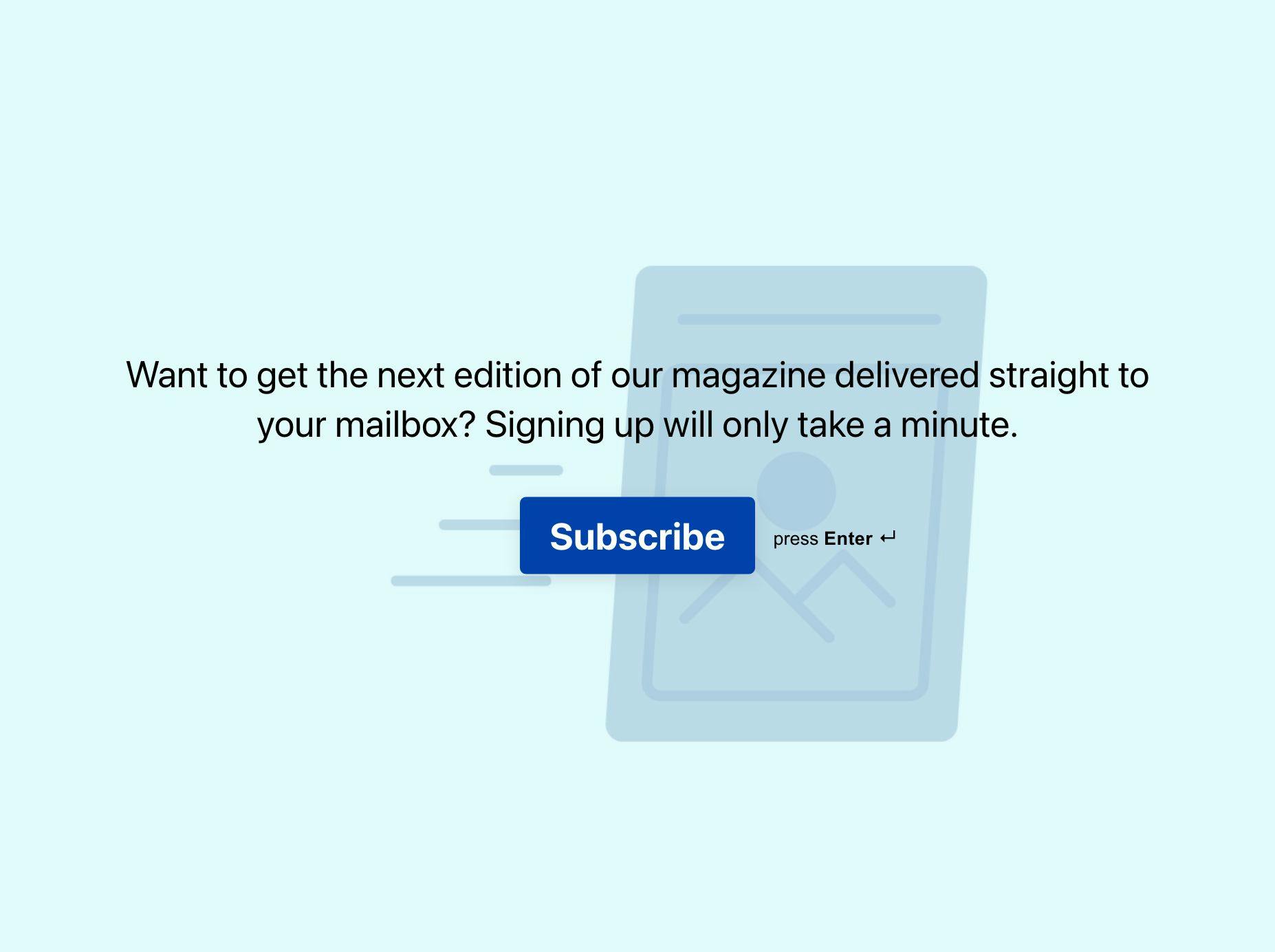 Magazine Subscription Form - Typeform Template