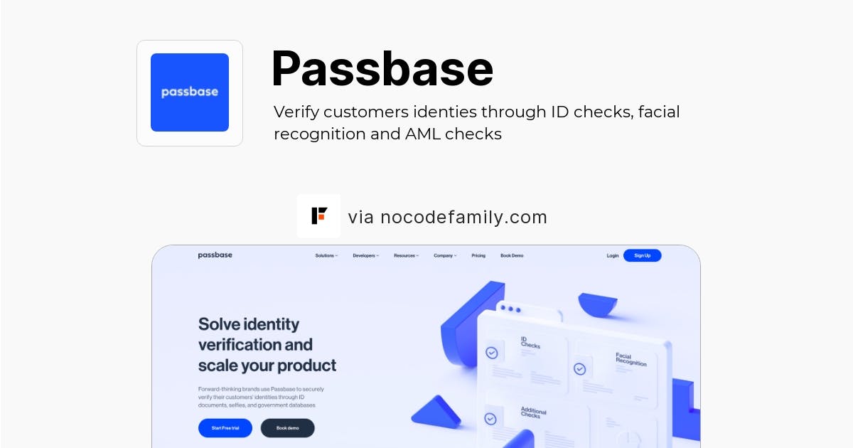 Passbase, No-code Pricing 2024