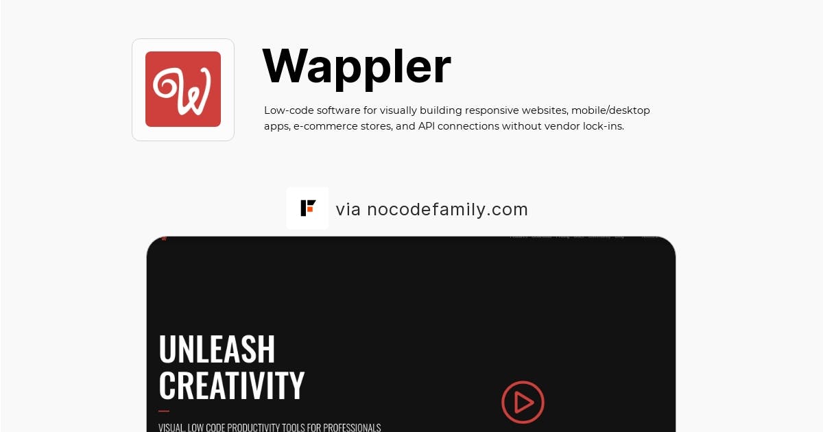 Wappler Reviews, Templates and Pricing in 2024