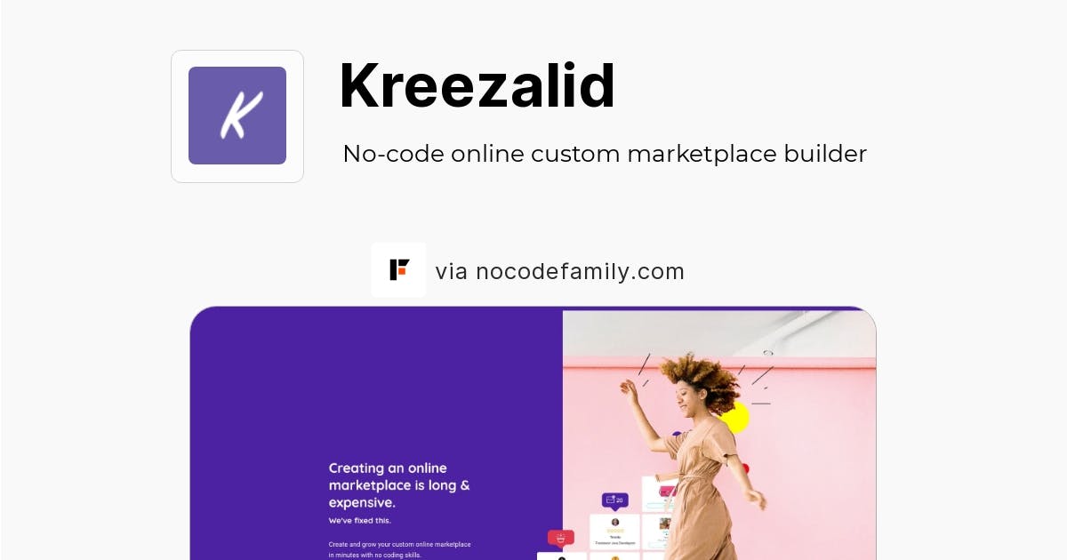 Kreezalid, No-code Pricing 2024