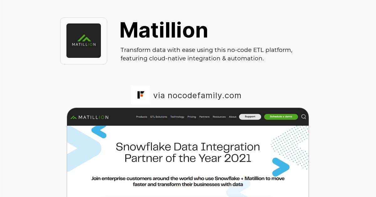 Matillion Reviews, Templates and Pricing in 2024