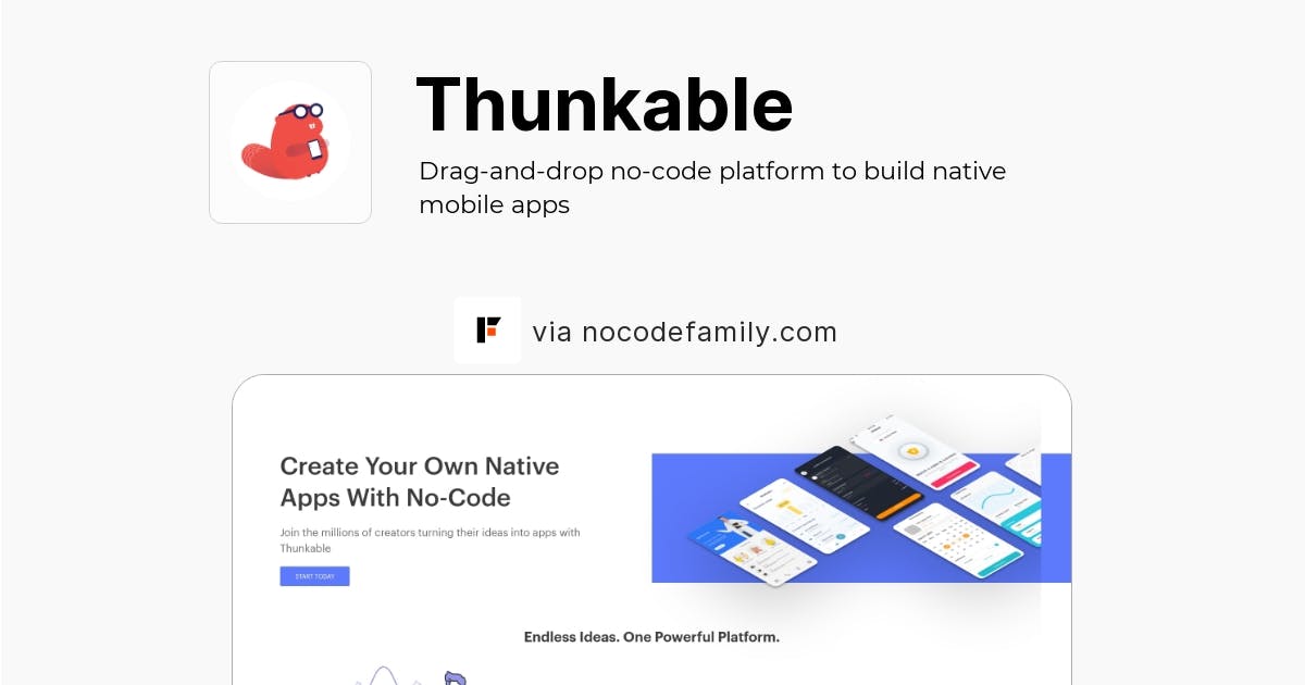 Thunkable, No-code Pricing 2024