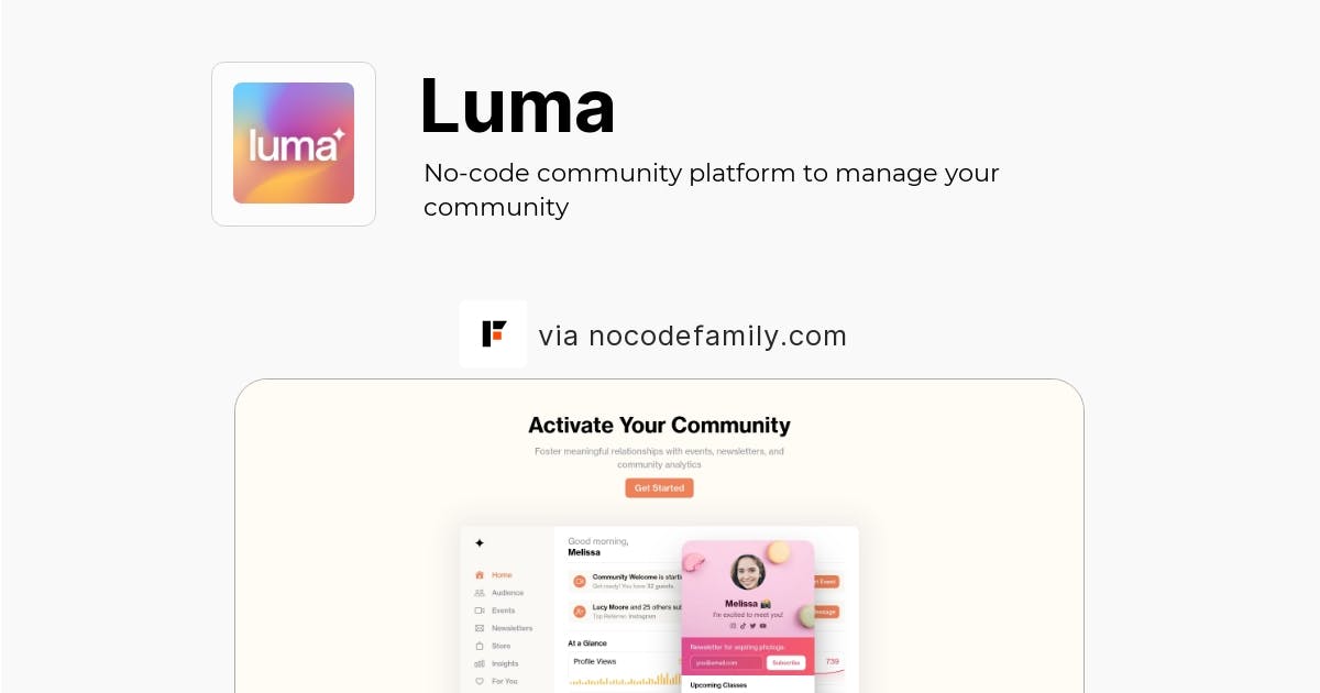 Luma Reviews, Templates and Pricing in 2024