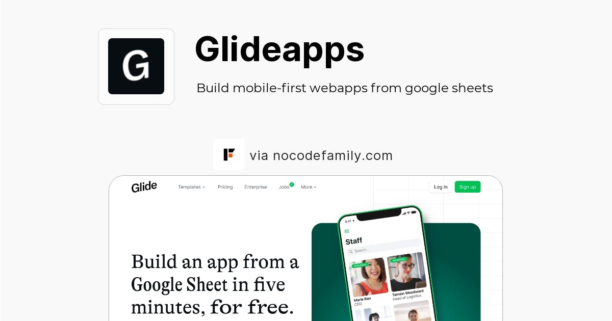 Glideapps, No-code Pricing 2024
