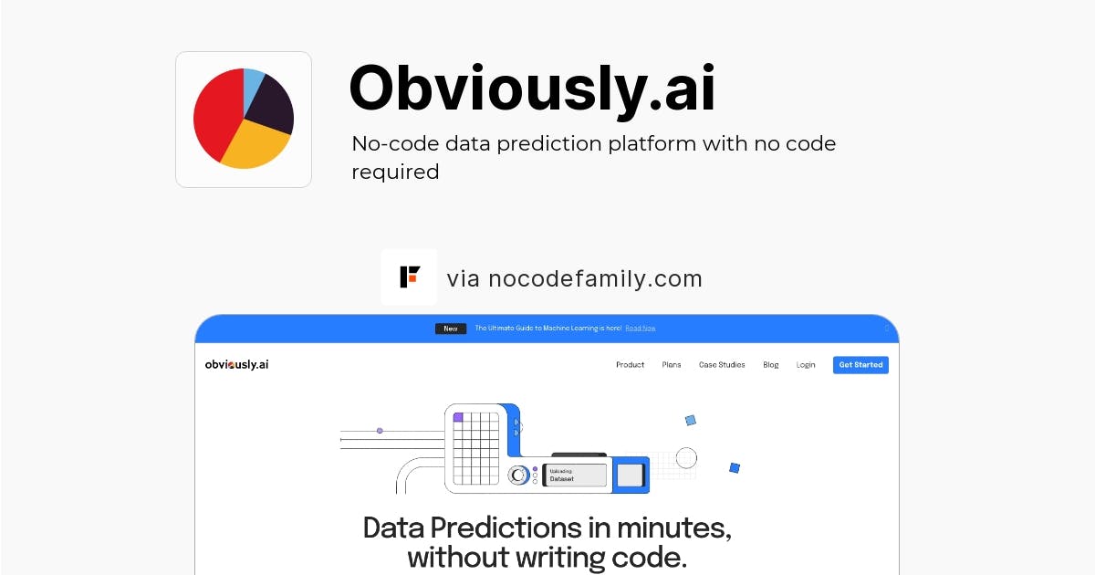 Obviously.ai Reviews, Templates and Pricing in 2024