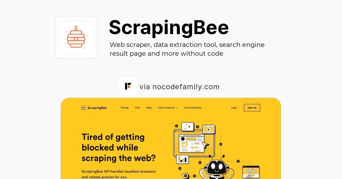 ScrapingBee Reviews, Templates and Pricing in 2024