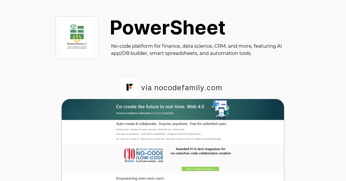 PowerSheet Reviews, Templates and Pricing in 2024