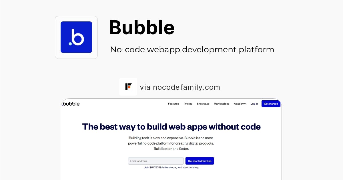 Bubble, No-code Pricing 2024