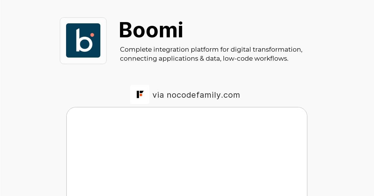 Boomi Reviews, Templates and Pricing in 2024