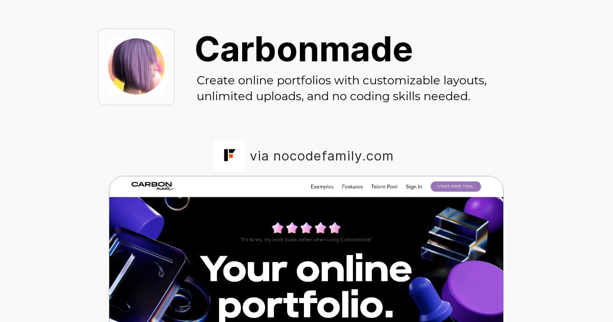 Carbonmade Reviews, Templates and Pricing in 2024