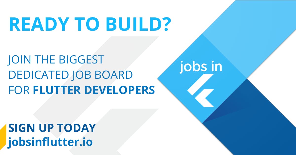 Jobs in Flutter