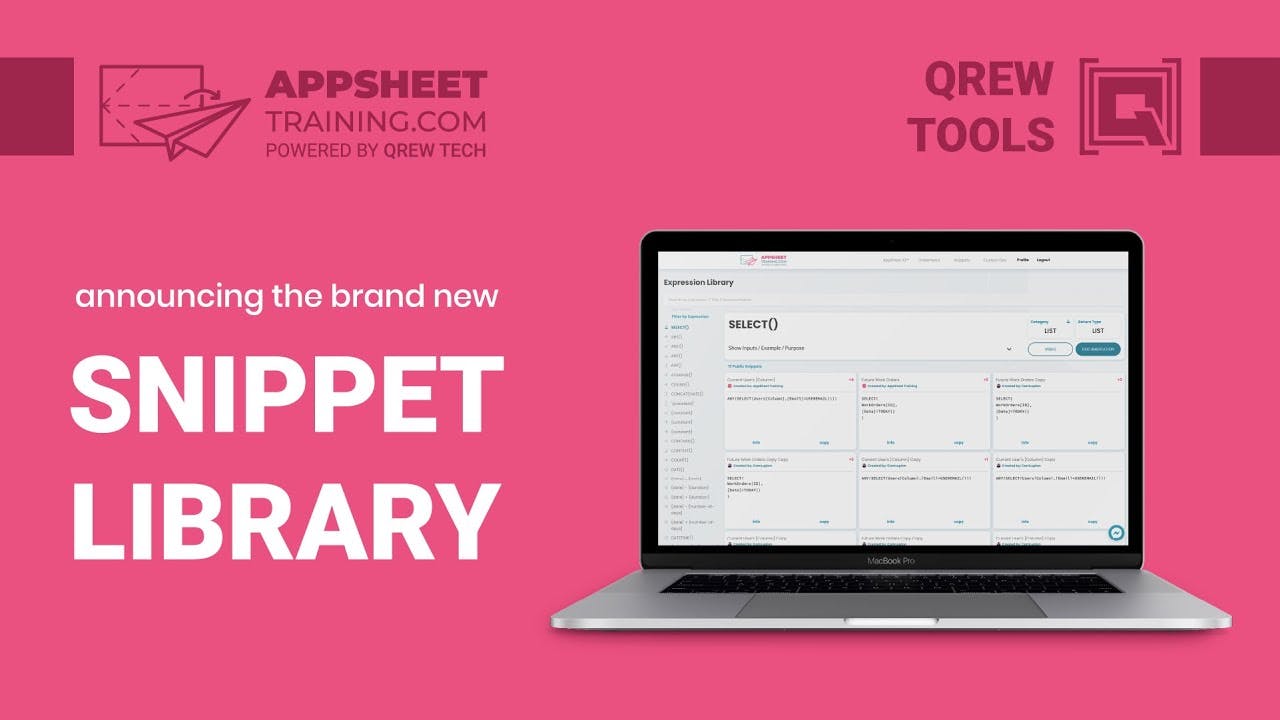 Appsheet Expression Library