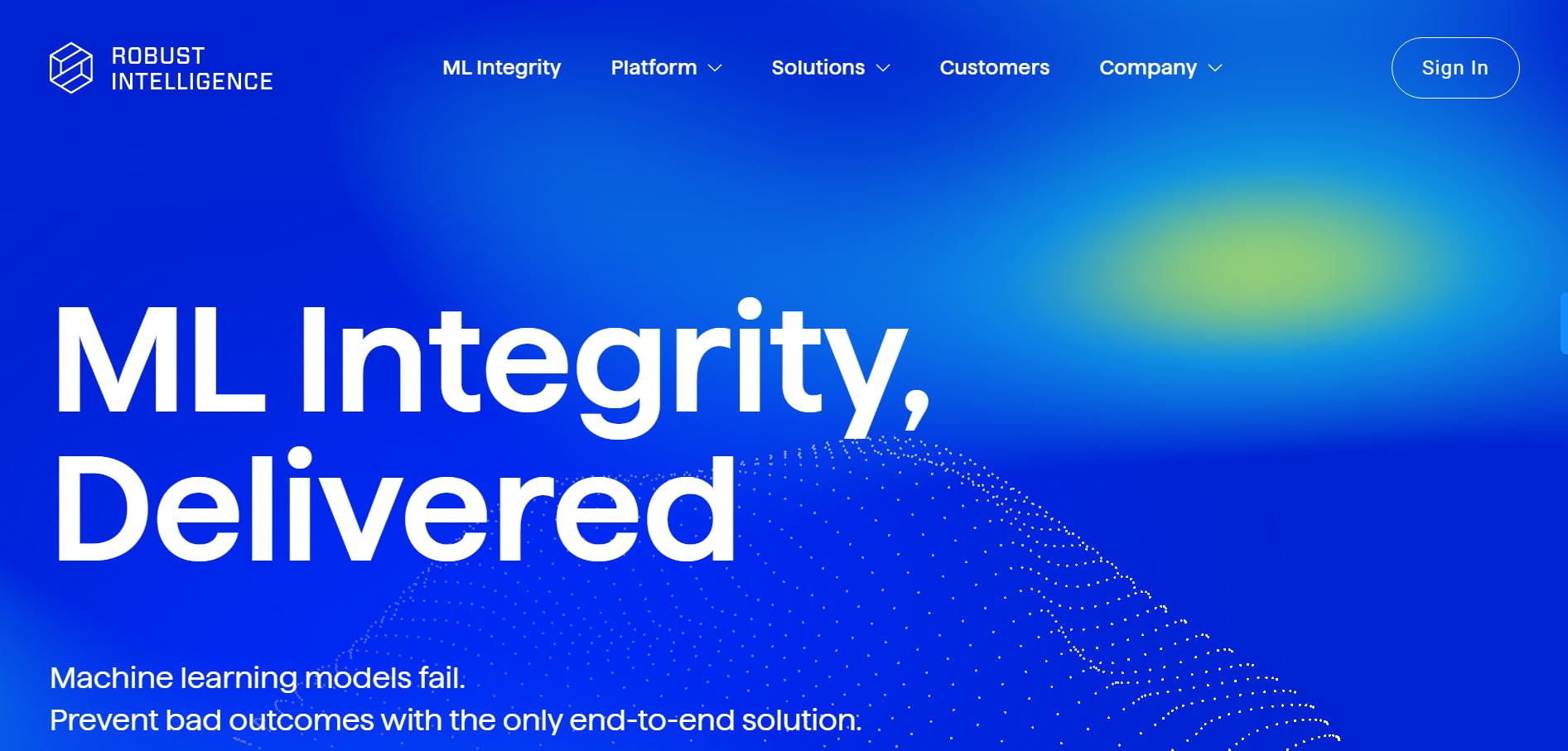 Robust Intelligence | ML Integrity, Delivered | Welcome AI