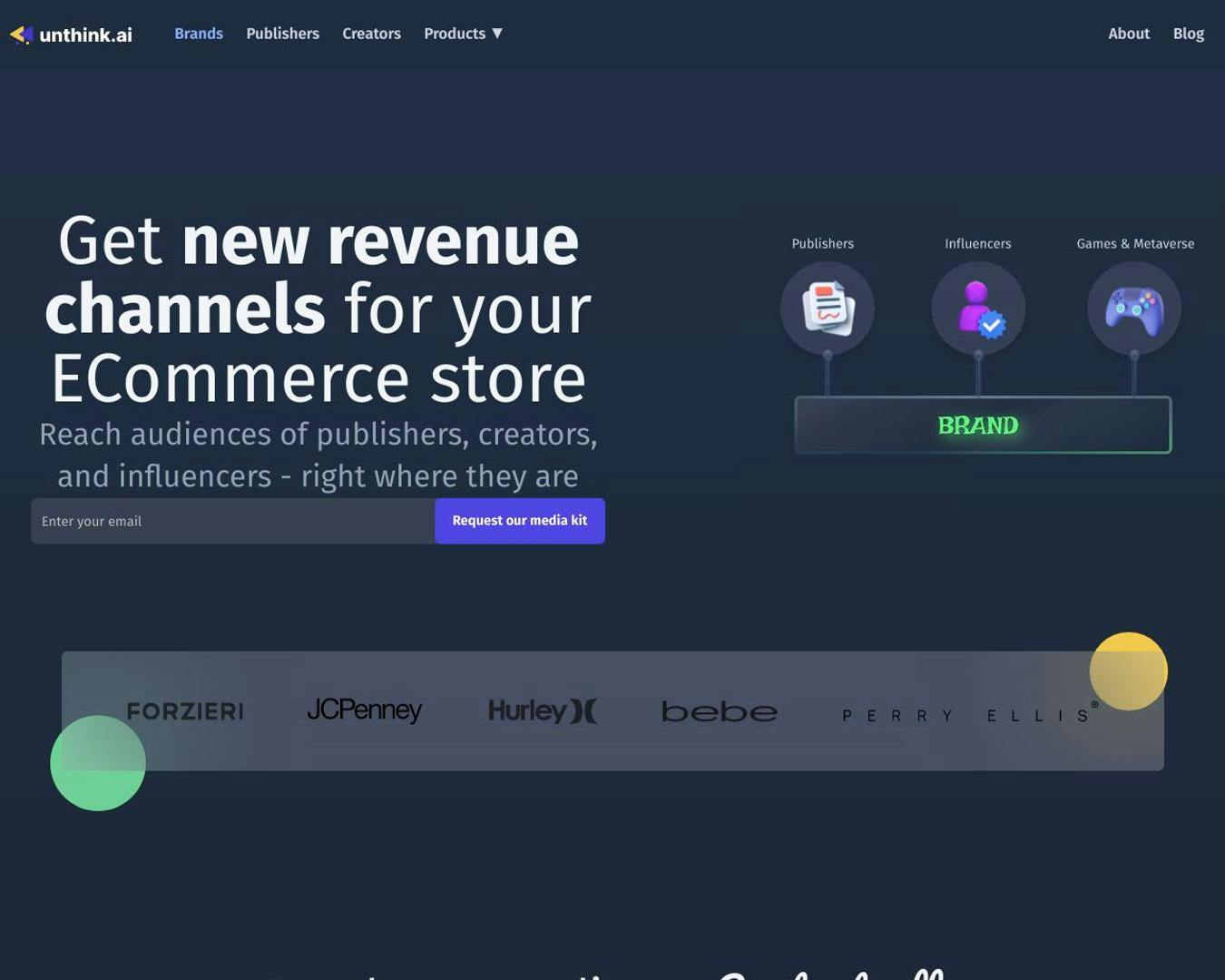 Unthink AI | Get new revenue channels for your EComme | Welcome AI