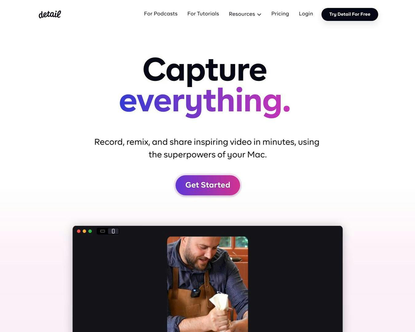 Detail | Record, remix, and share inspiring video | Welcome AI